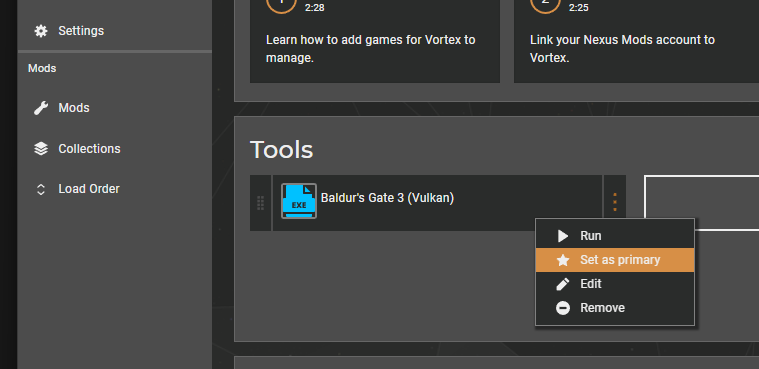 Modding Baldur's Gate 3 with Vortex | Modding.wiki
